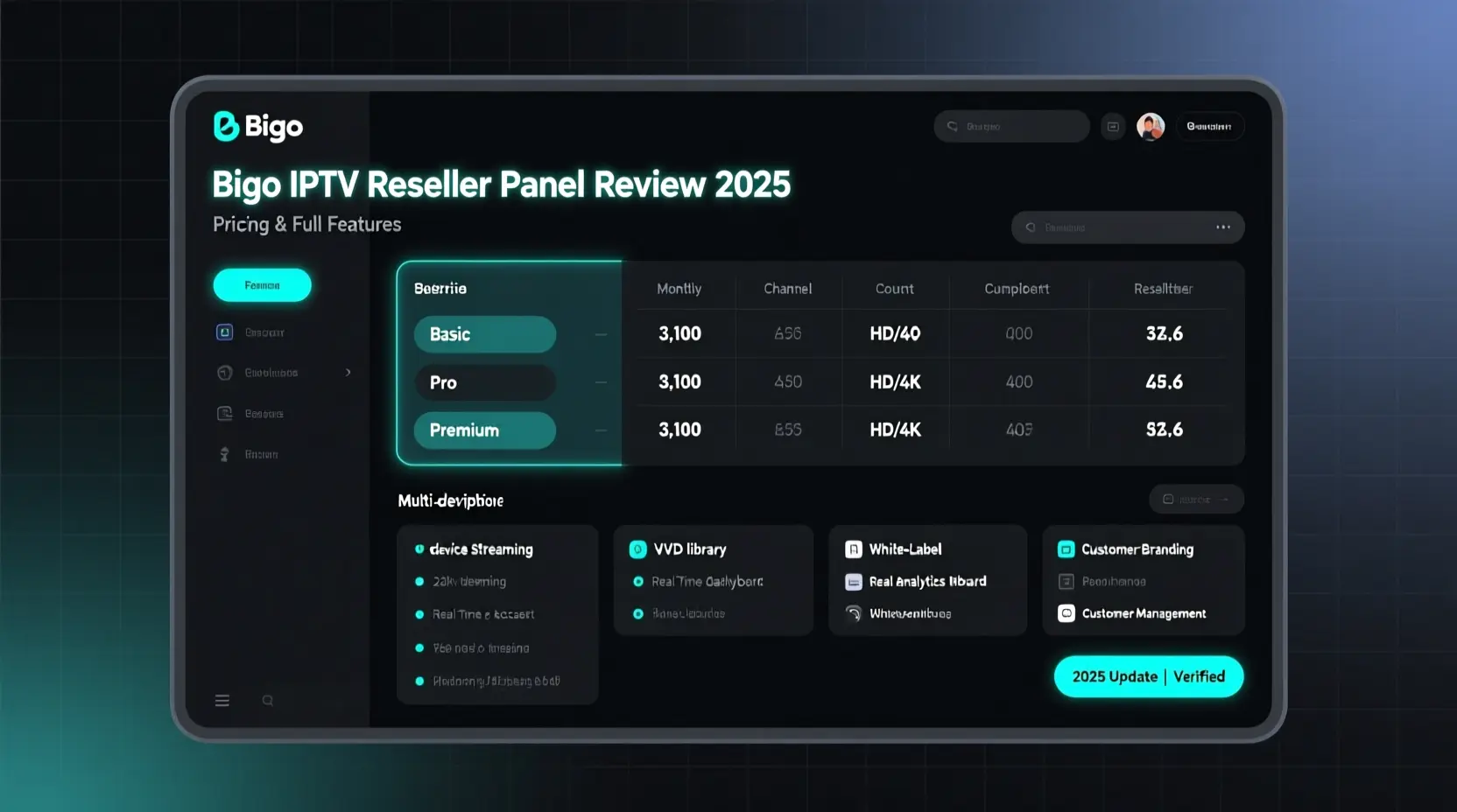 Bigo IPTV Reseller Panel Review 2025 – Reliable Pricing & Full Features